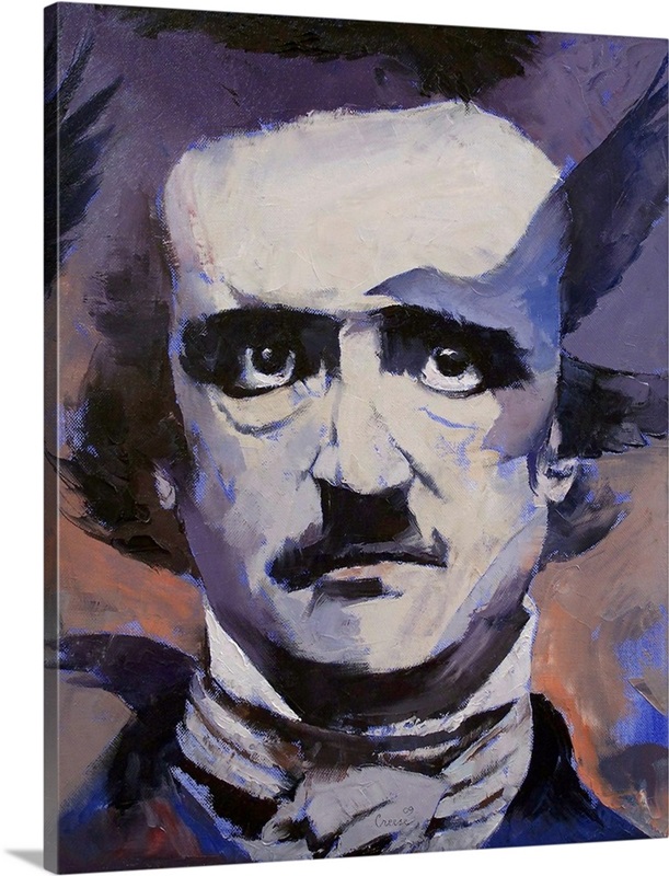 Portrait of Edgar Allan Poe | Great Big Canvas