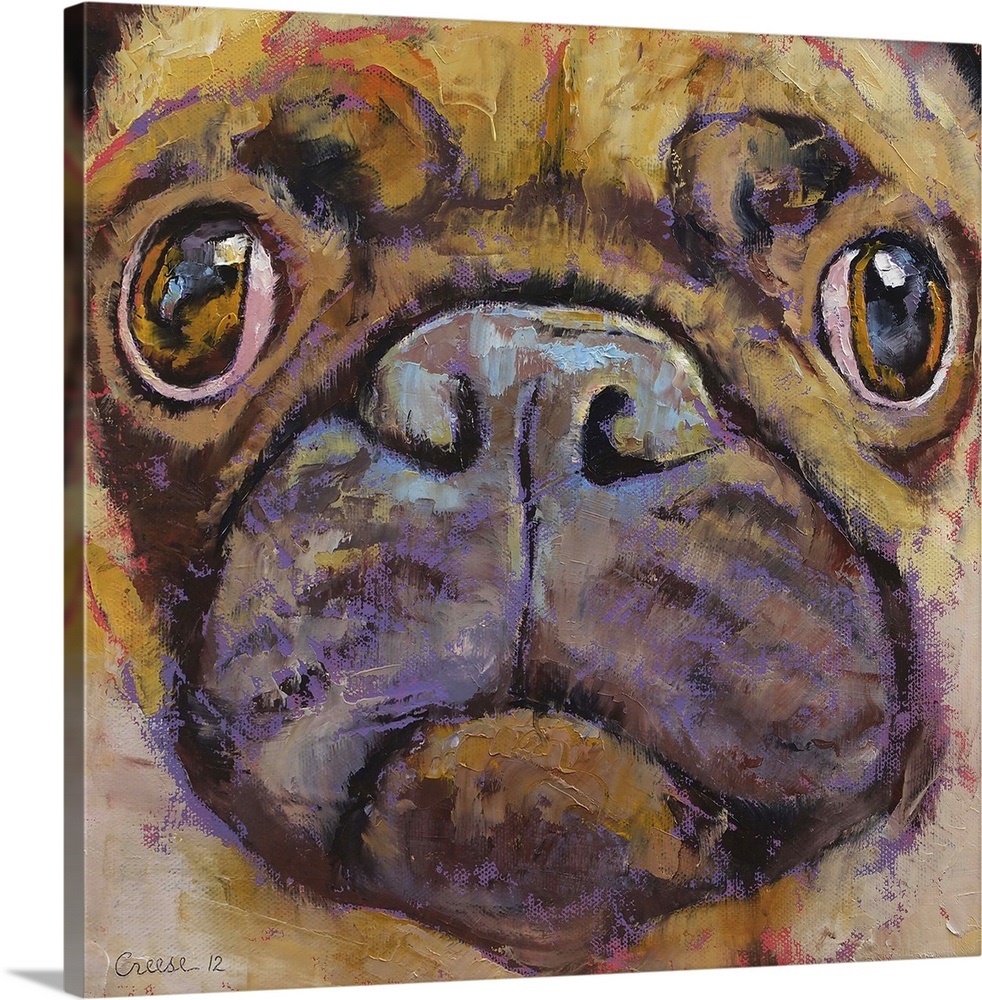 Pug Wall Art, Canvas Prints, Framed Prints, Wall Peels | Great Big Canvas