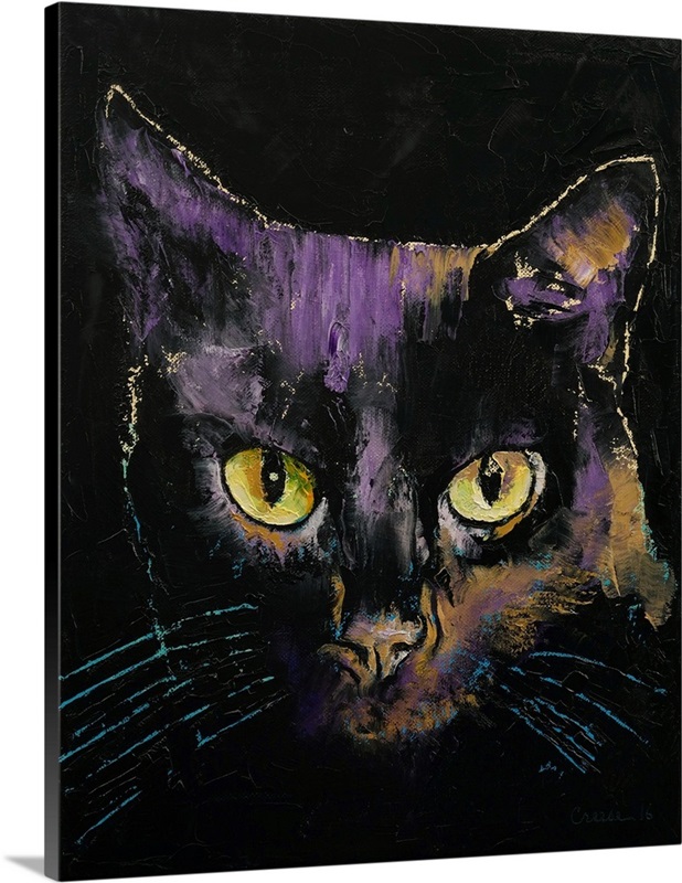 Shadow Cat Wall Art, Canvas Prints, Framed Prints, Wall Peels | Great ...