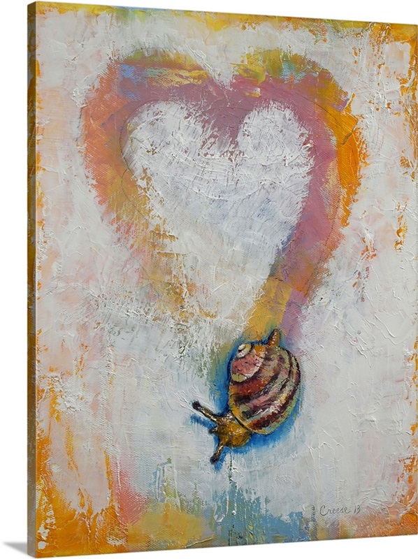 Snail - Heart | Great Big Canvas