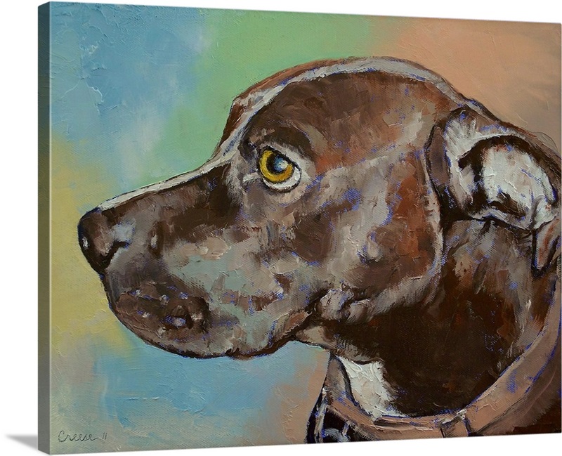 Tyson - Dog Portrait | Great Big Canvas