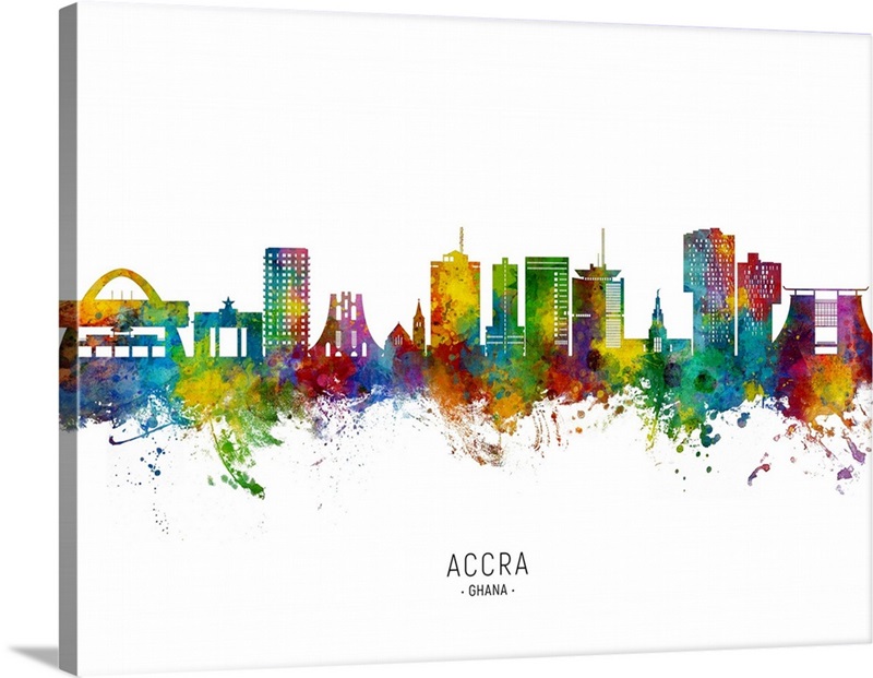 Accra Ghana Skyline | Great Big Canvas