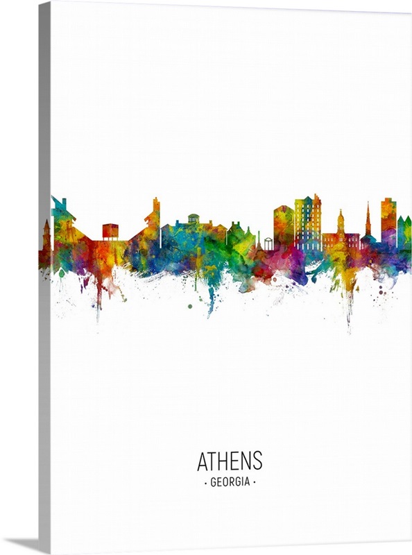 Athens Georgia Skyline | Great Big Canvas