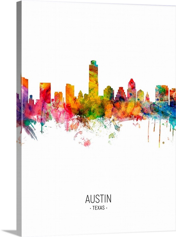 Austin Texas Skyline | Great Big Canvas