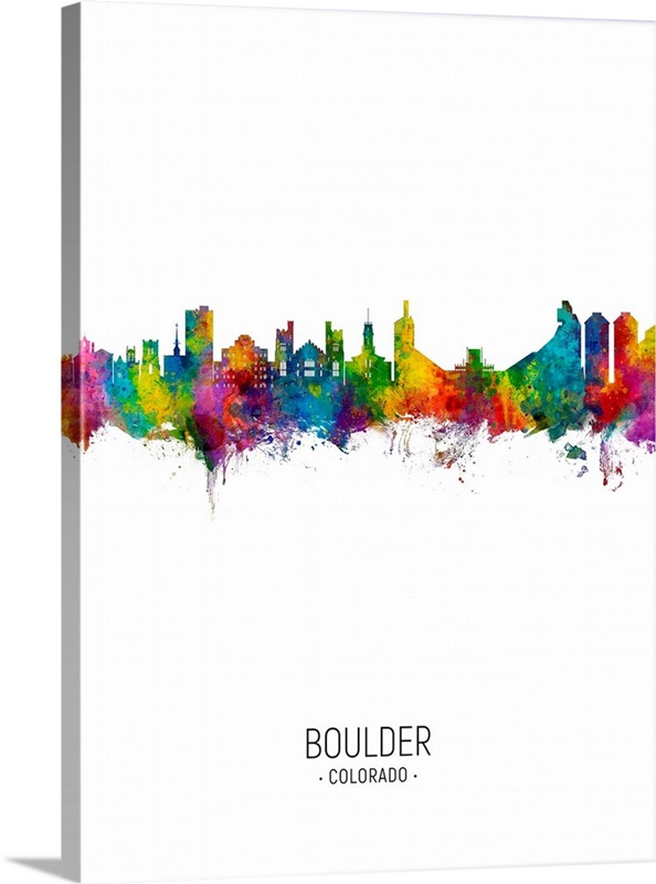 Boulder Colorado Skyline | Great Big Canvas