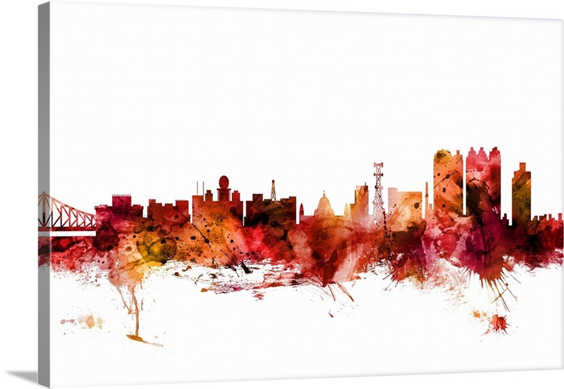Calcutta (Kolkata) India Skyline | Great Big Canvas