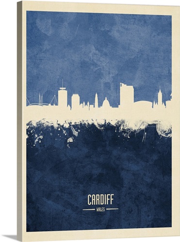 Cardiff Wales Skyline | Great Big Canvas