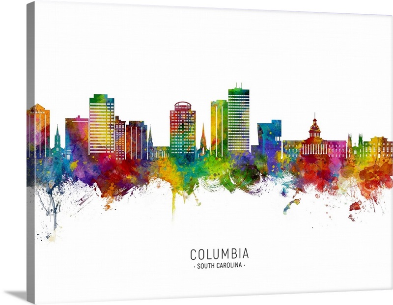 Columbia South Carolina Skyline | Great Big Canvas