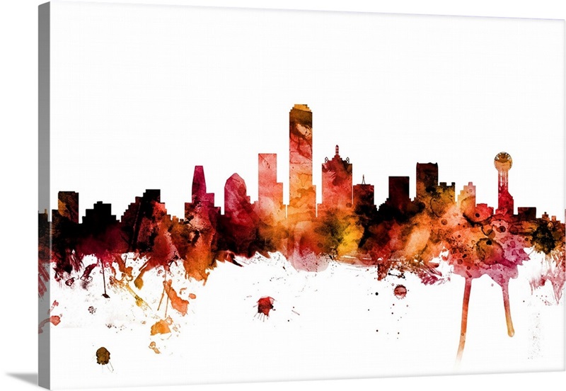 Dallas Texas Skyline | Great Big Canvas