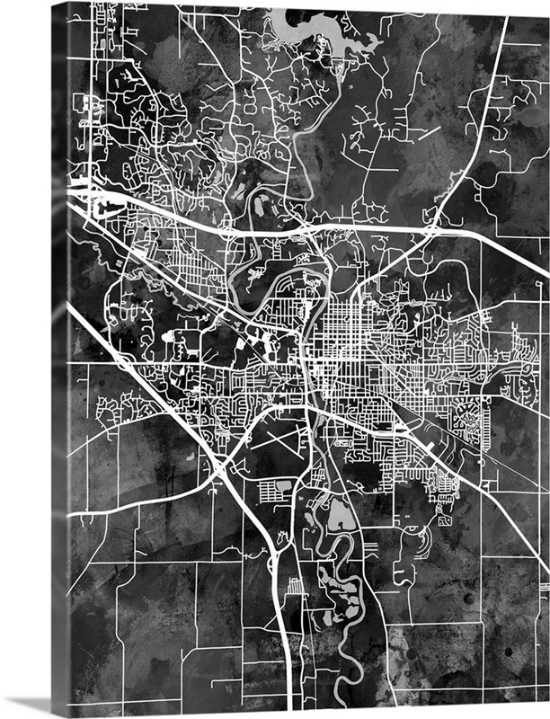 Iowa City Map | Great Big Canvas