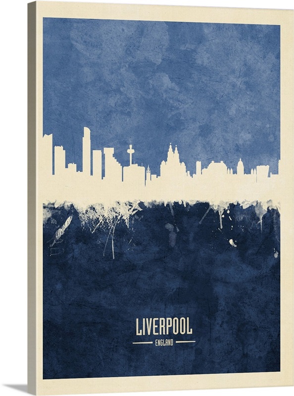 Liverpool England Skyline | Great Big Canvas