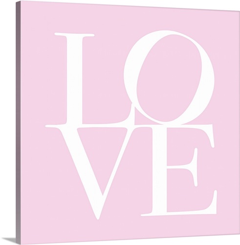 Love in Pink Wall Art, Canvas Prints, Framed Prints, Wall Peels | Great ...