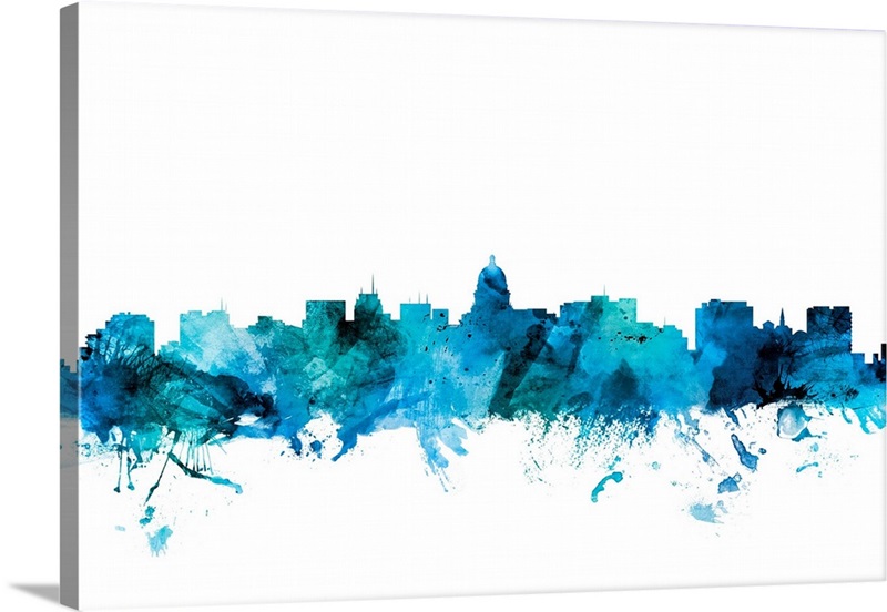 Madison Wisconsin Skyline | Great Big Canvas
