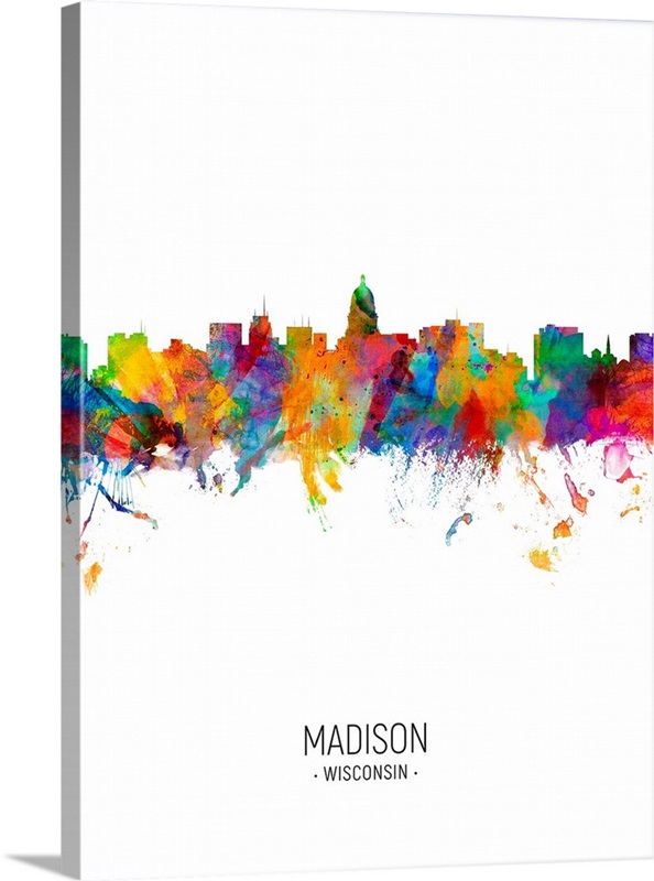 Madison Wisconsin Skyline | Great Big Canvas