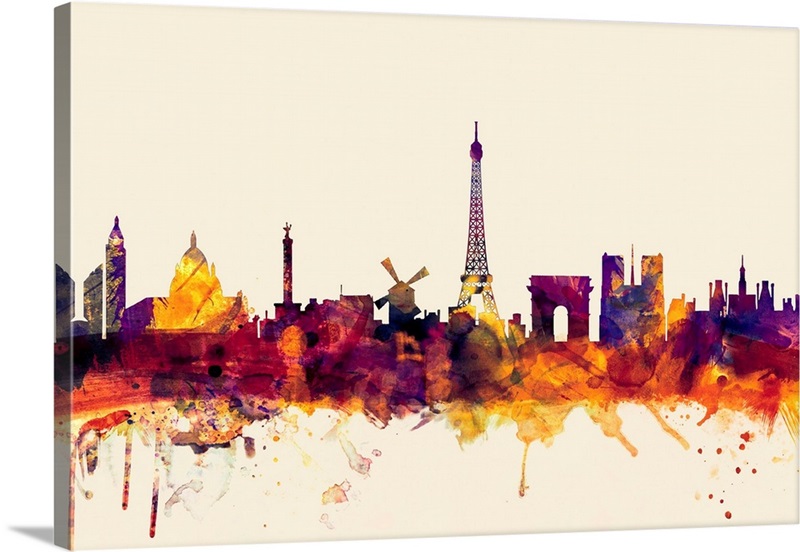 Paris France Skyline | Great Big Canvas