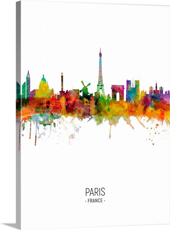 Paris France Skyline | Great Big Canvas
