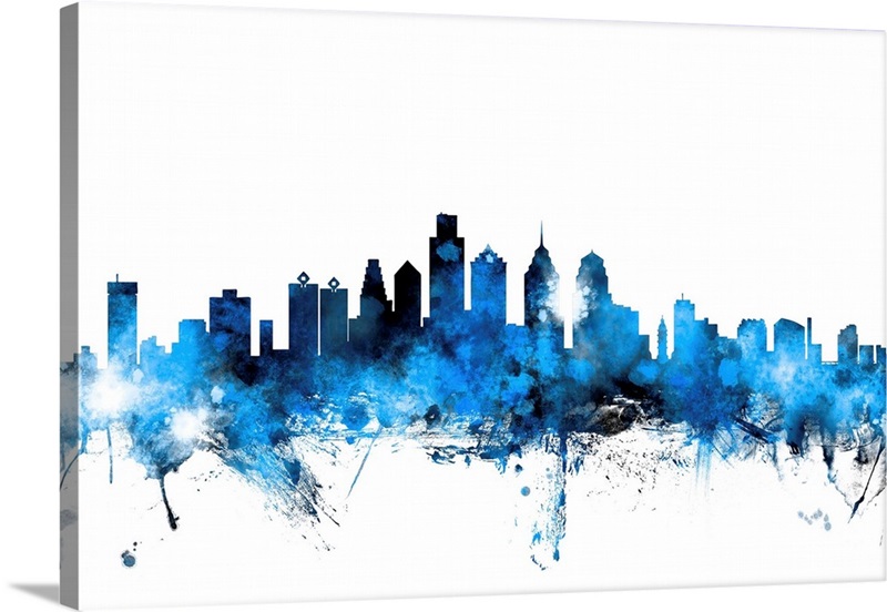 Philadelphia Pennsylvania Skyline | Great Big Canvas