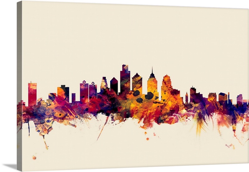 Philadelphia Pennsylvania Skyline | Great Big Canvas