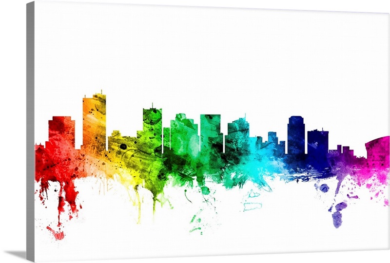 Phoenix Arizona Skyline, Rainbow | Great Big Canvas