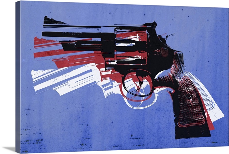 Revolver in Blue | Great Big Canvas