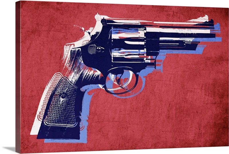 Revolver in Red | Great Big Canvas