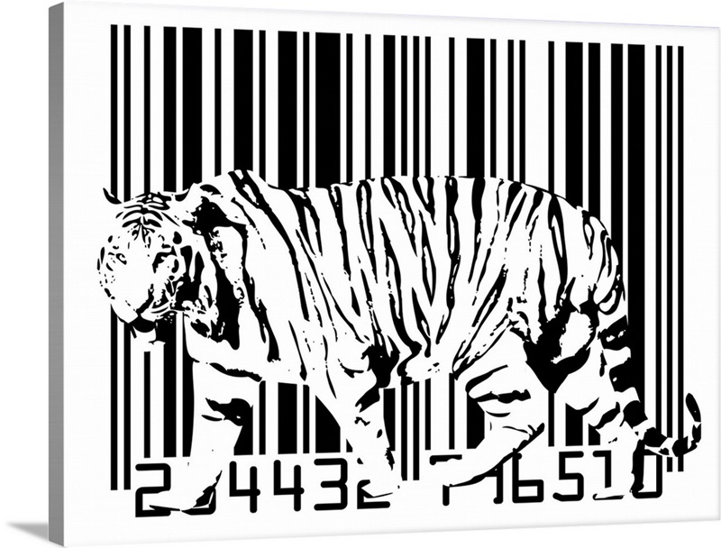 Tiger Barcode | Great Big Canvas
