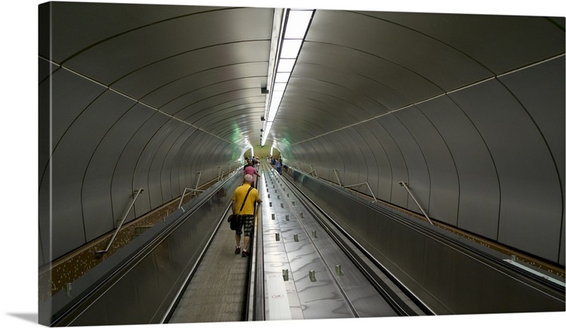Riding the subway system, Montreal, Quebec, Canada | Great Big Canvas