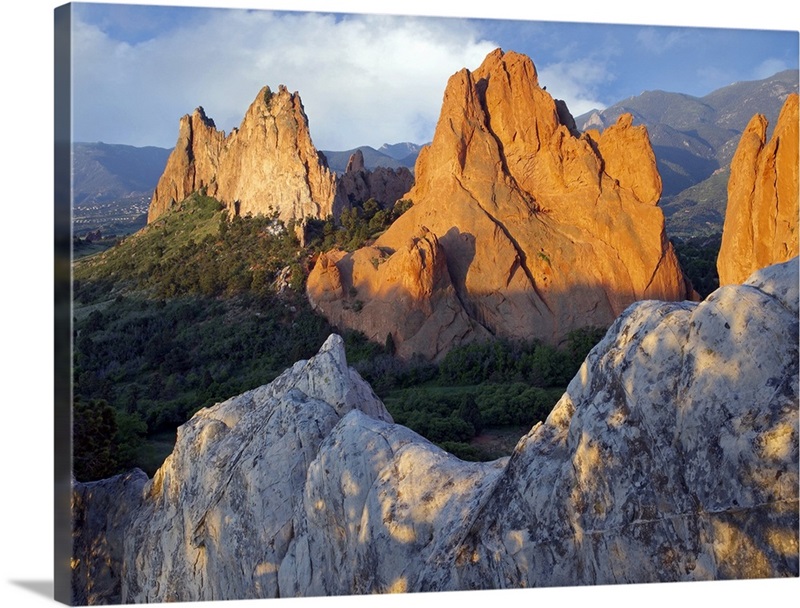 Gray Rock and South Gateway Rock, Garden of the Gods, Colorado Springs ...