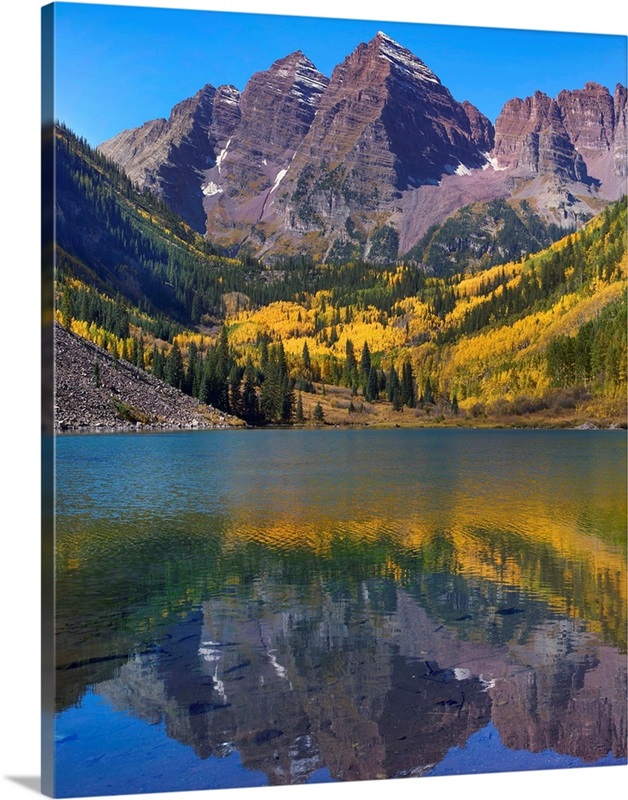 Maroon Bells, Maroon Lake, Colorado | Great Big Canvas