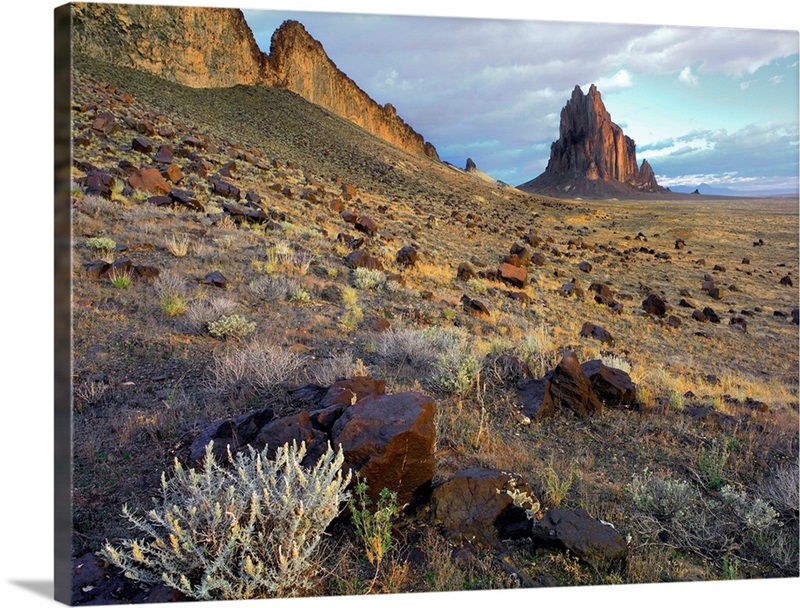 Shiprock, the basalt core of an extinct volcano, New Mexico | Great Big ...