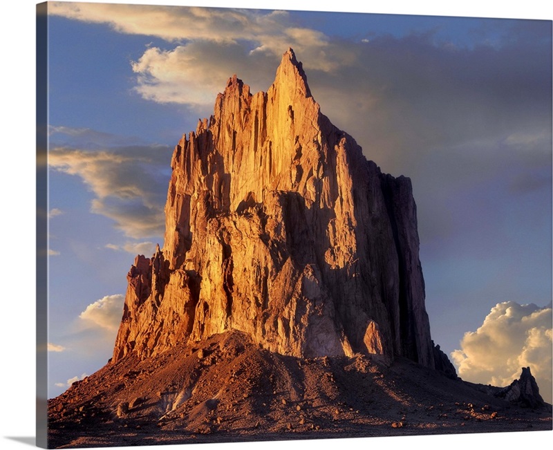 Shiprock, the basalt core of an extinct volcano, New Mexico | Great Big ...