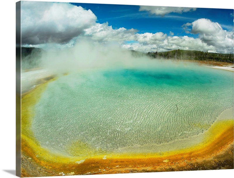 Sunset Lake, Yellowstone National Park, Wyoming | Great Big Canvas