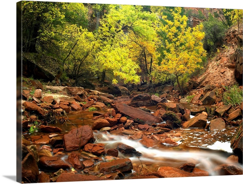 Zion Canyon near Emerald Pools, Zion National Park, Utah | Great Big Canvas