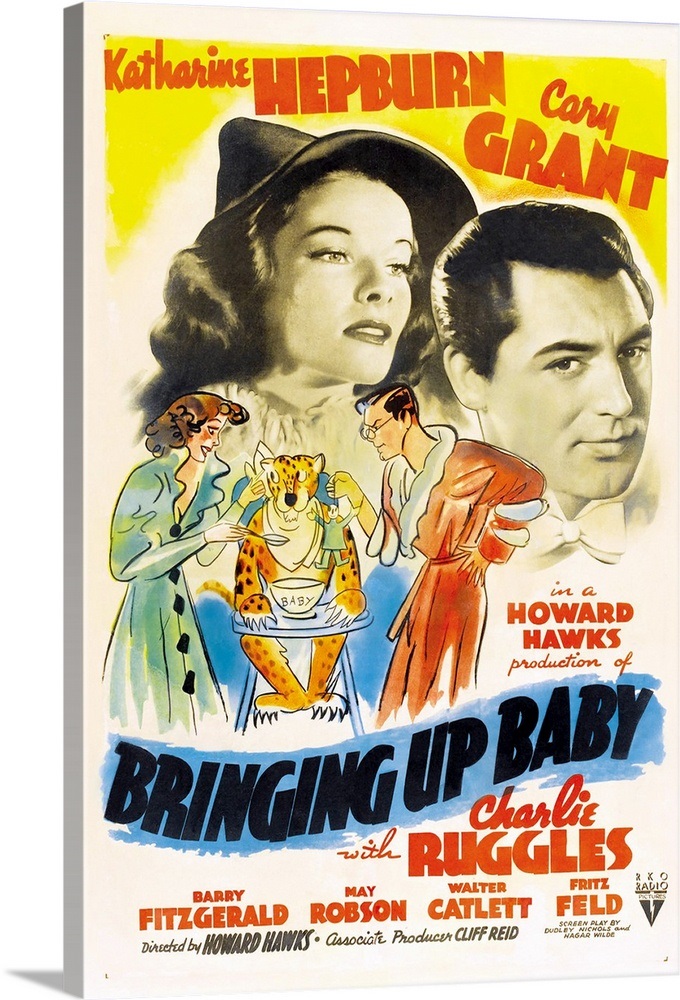 Bringing Up Baby (1938) Wall Art, Canvas Prints, Framed Prints, Wall ...