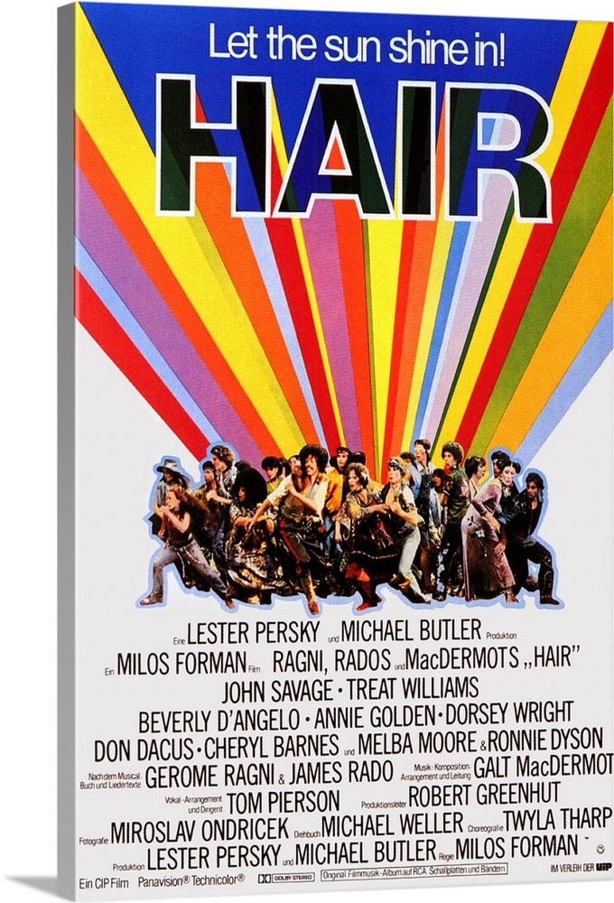 Hair (1979) Wall Art, Canvas Prints, Framed Prints, Wall Peels | Great ...