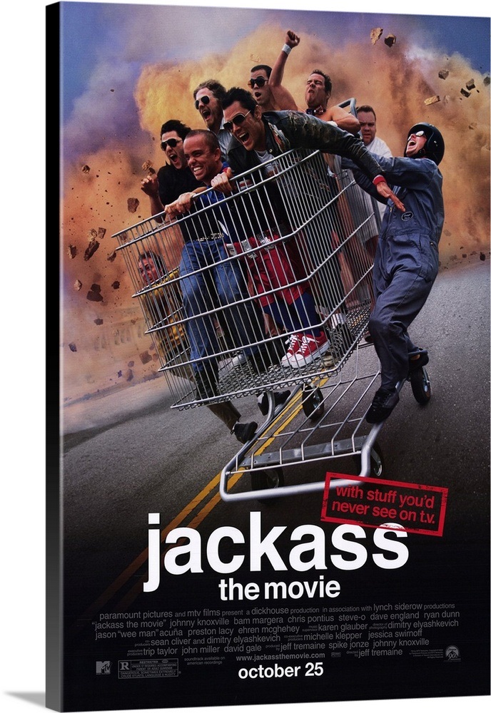 Jackass: The Movie (2002) Wall Art, Canvas Prints, Framed Prints, Wall ...