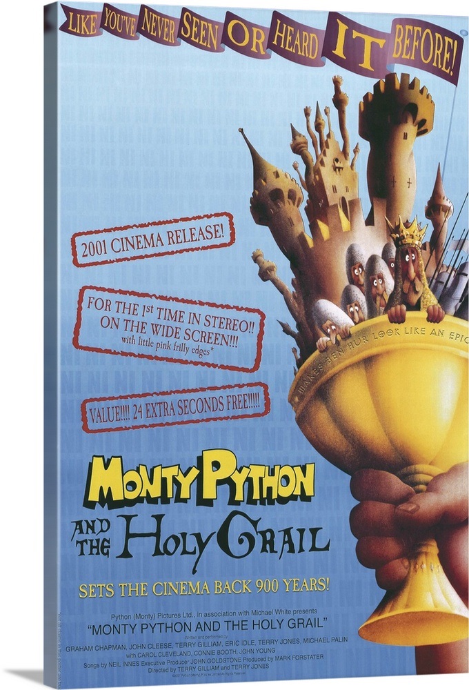 Monty Python and the Holy Grail (1975) Wall Art, Canvas Prints, Framed ...