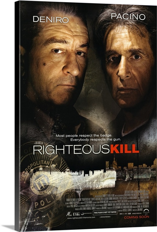 Righteous Kill - Movie Poster | Great Big Canvas