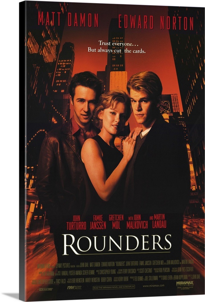 Rounders (1998) Wall Art, Canvas Prints, Framed Prints, Wall Peels ...