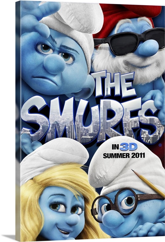 The Smurfs - Movie Poster | Great Big Canvas