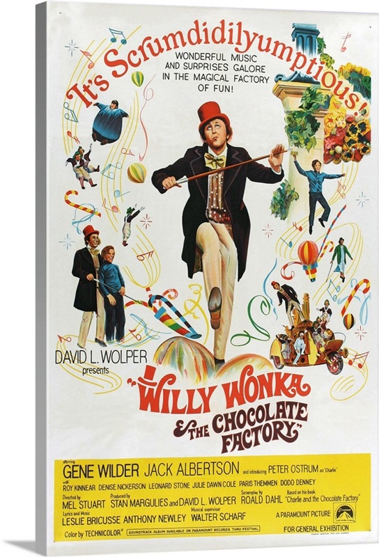 Willy Wonka and the Chocolate Factory (1971) | Great Big Canvas