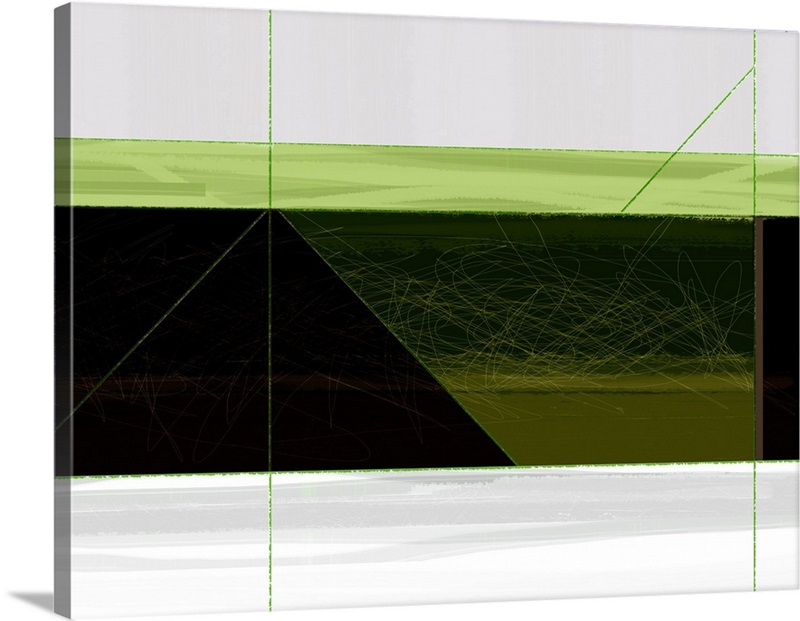 Abstract Green Geometric | Great Big Canvas