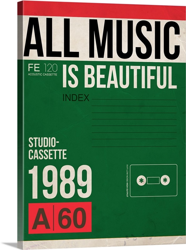 All Music Is Beautiful | Great Big Canvas