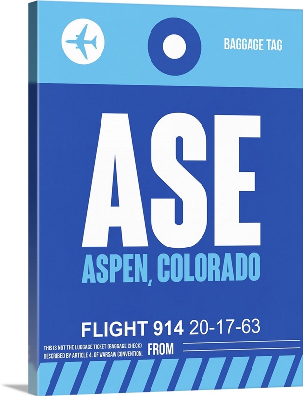 ASE Aspen Luggage Tag II | Great Big Canvas