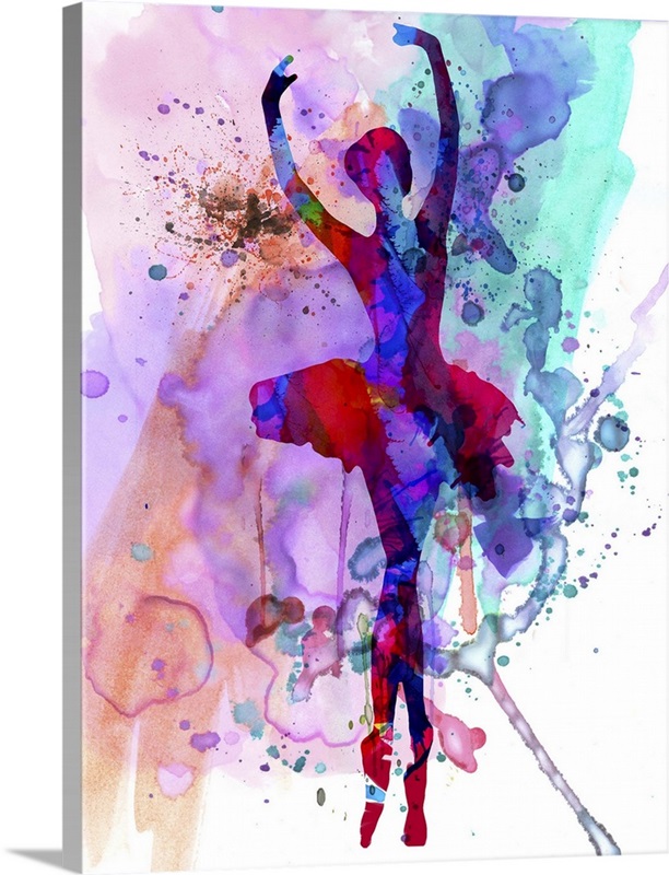 Ballerina'S Dance Watercolor III | Great Big Canvas