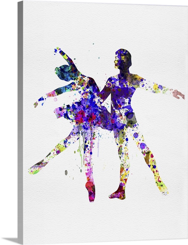 Ballet Dancers Watercolor II | Great Big Canvas