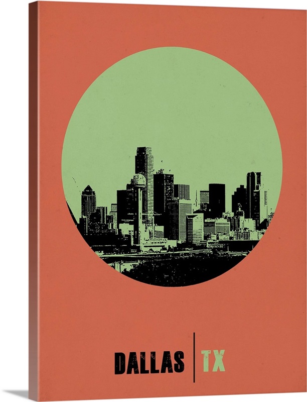Dallas Circle Poster II | Great Big Canvas