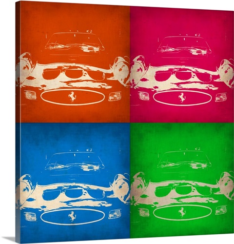Ferrari Front Pop Art I | Great Big Canvas