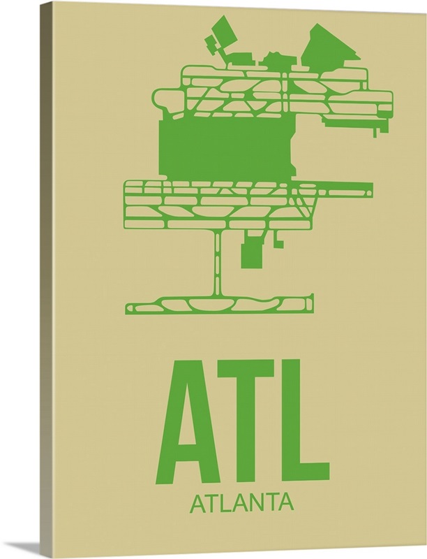 Minimalist ATL Atlanta Poster I | Great Big Canvas