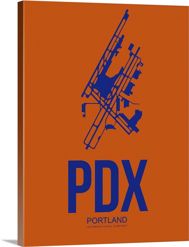 Minimalist PDX Portland Poster I | Great Big Canvas
